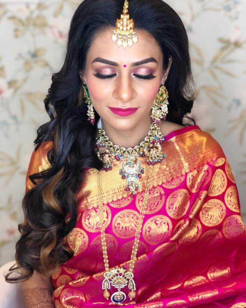 Reception Makeup for Indian Wedding - Tejaswini Makeup Artist